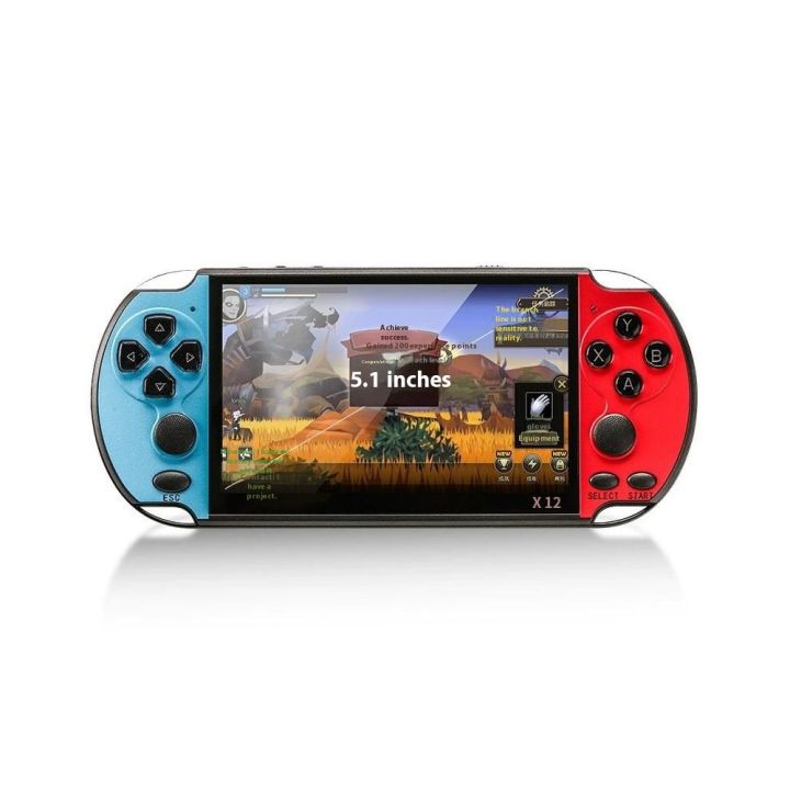 X12 Plus Game Console 5.1 Inch Display Handheld Retro 8G Arcade Game ...