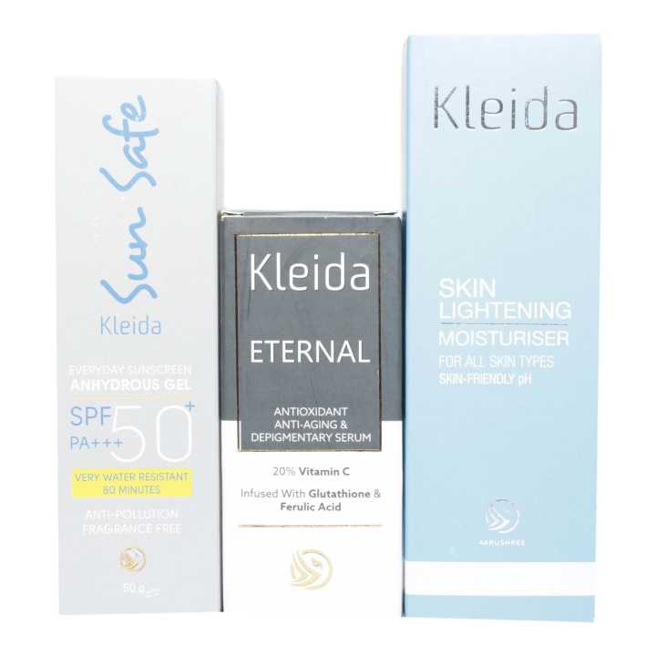 Kleida combo set,Kleida Eternal 30ml, Skin Lightening Moisturizer 100ml ...