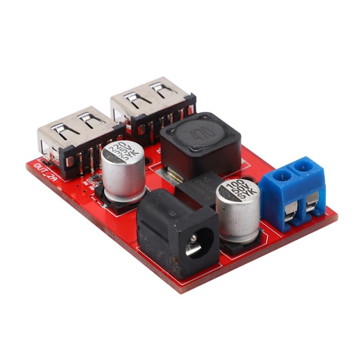 LM2596 LM2596S Dual USB DC-DC 9V 12V 24V 36V to 5V 3A Step Down Buck Converter Board Car Charger ...