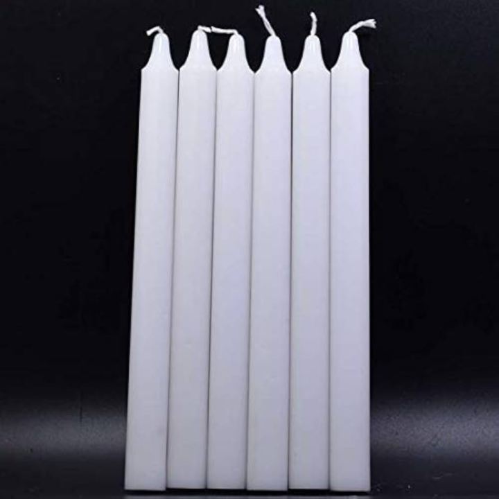Normal White Candle 12 pieces Candle - White Candles - medium size ...