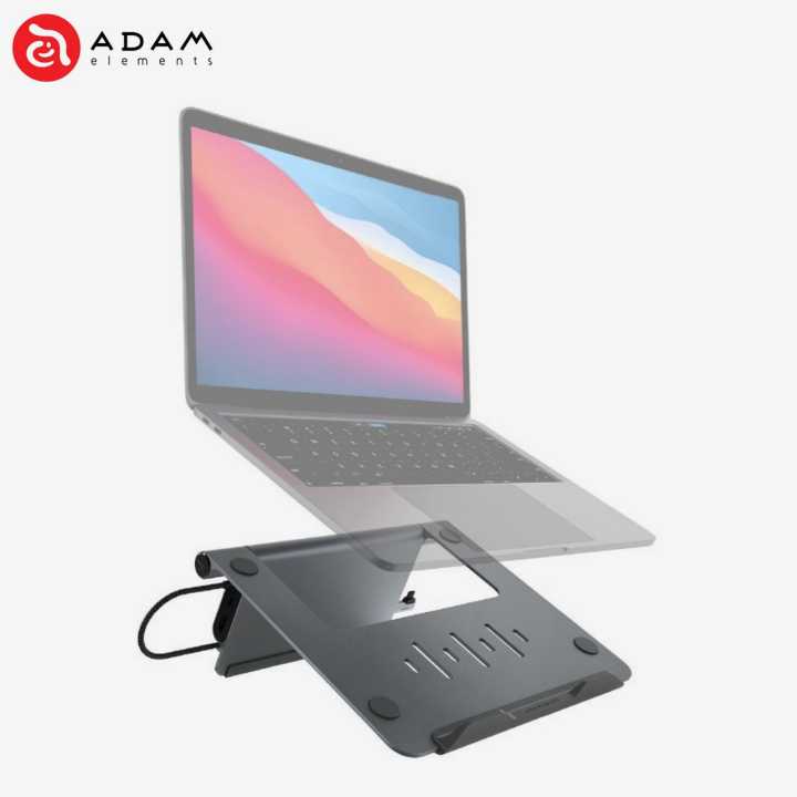 Adam Elements CASA HUB Stand USB-C 5-in-1 Laptop Stand Hub - Oliz Store ...