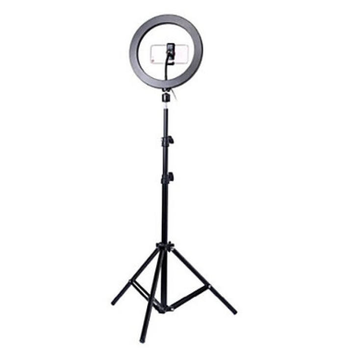 26Cm Selfie Led Ring Light With 7 Fit Tripod Stand, Cell Phone Holder ...