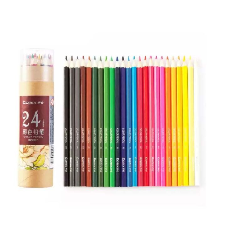 Comix Color Pencil 24 Shades | Daraz.com.np