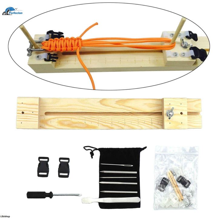 Libishop【2025 Version】 Jig Paracord Bracelet Maker Wooden Adjustable ...