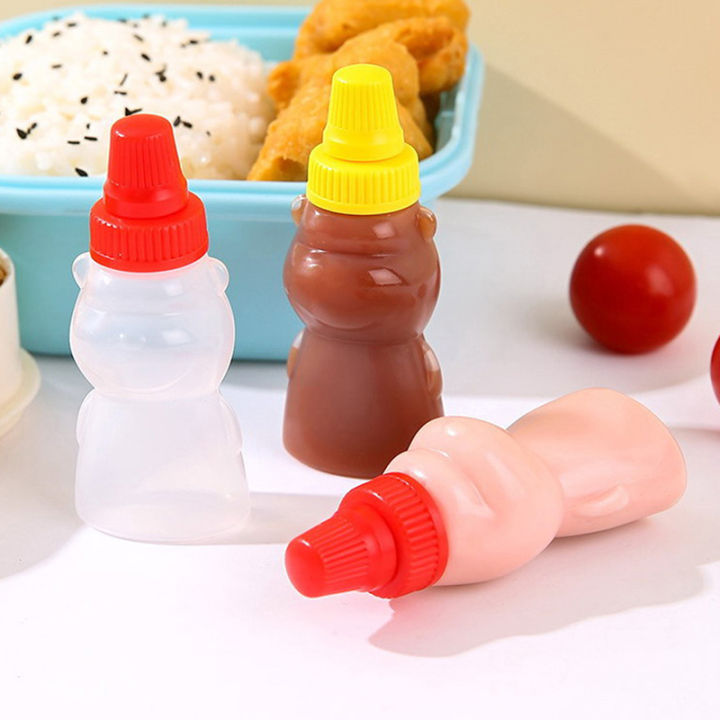 1Pc Mini Portable Small Sauce Container Tomato Gravy Salad Dressing Oil ...