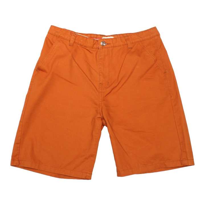 Dark Orange Color Cotton Plain Design Half Pants For Men | Daraz.com.np