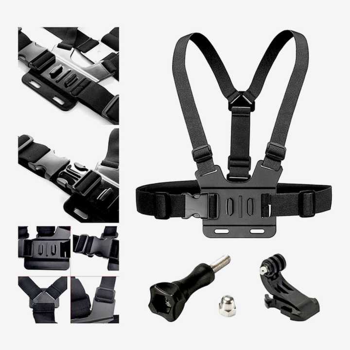 GoPro Chest Mount Harness Belt With J Hook Mount And Screw | Daraz.com.np