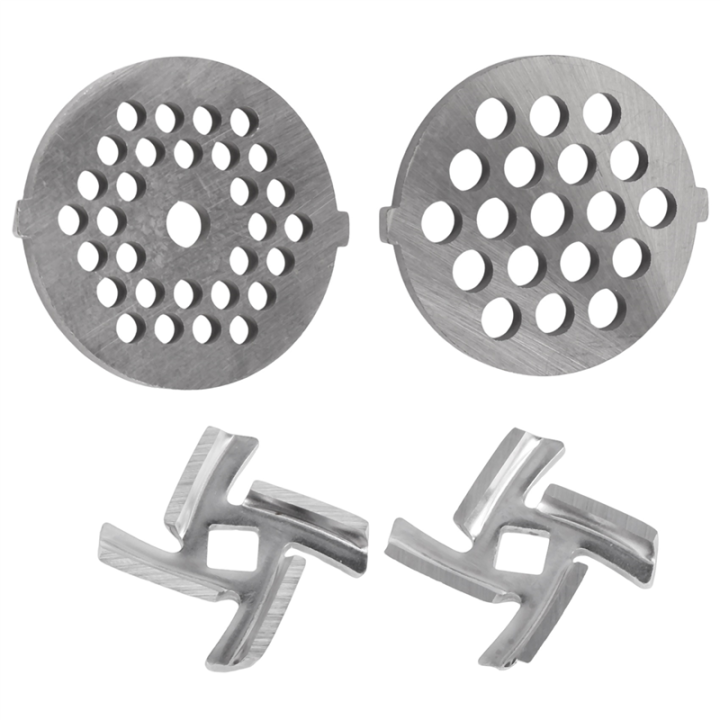 Meat Grinder Replacement Parts Included 2PC Cutter Cutting Blade 2PC ...
