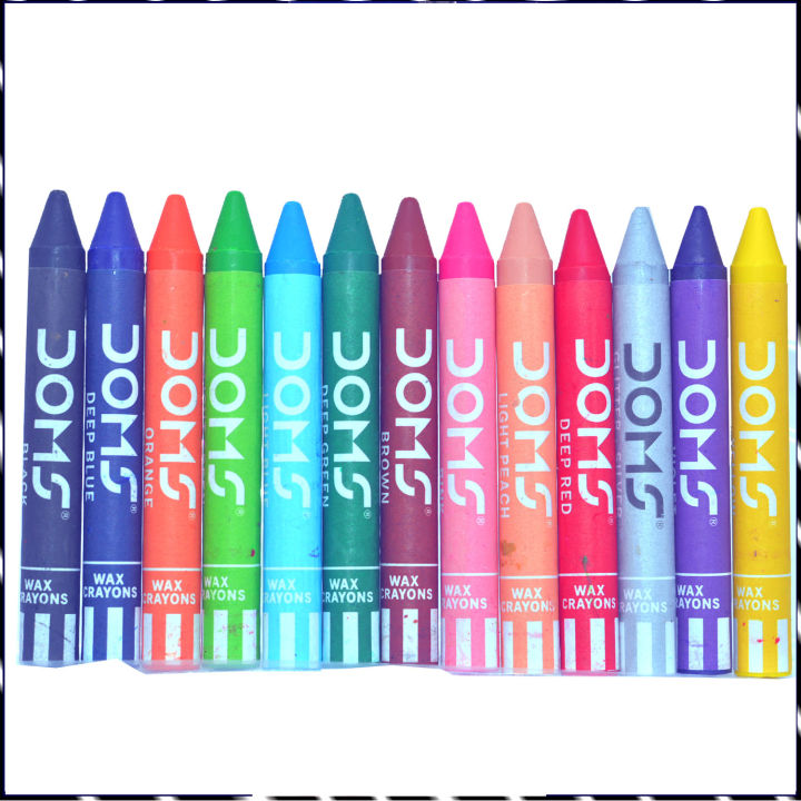 Doms 12 Color Wax Crayons Jumbo Pack | Daraz.com.np