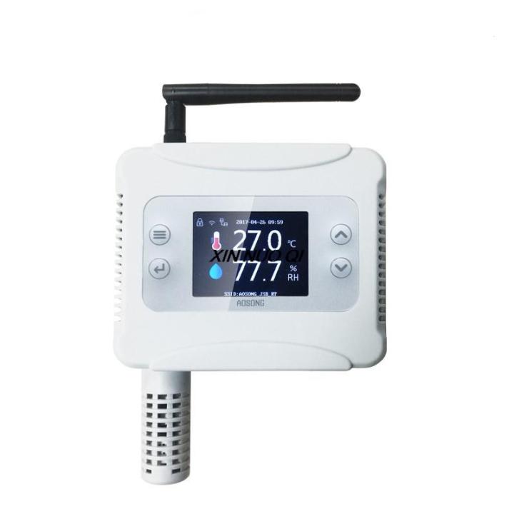 Wifi Network Temperature And Humidity Sensor Transmitter AW5145W Modbus ...