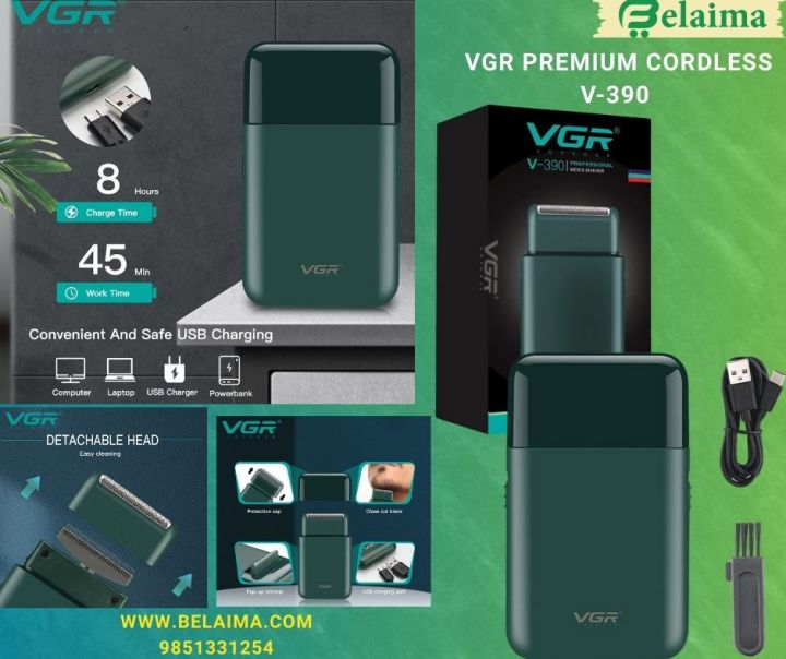 VGR V-390 Mini Professional Men's Shaver || V-390 Poratble Shaver ...
