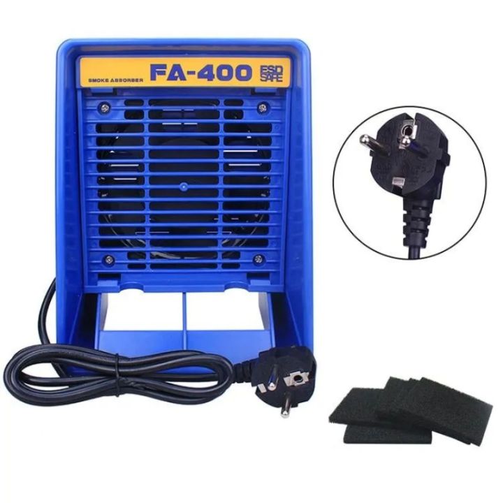 Exhaust Fan Smoke Absorber Protable Activated Carbon Filter Sponge ESD ...