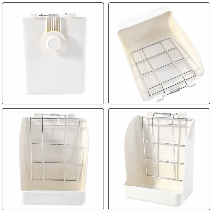 Nullmul 5X Grass Frame Hay Feeder Manger Rack for Guinea Pig Fixed Flip ...