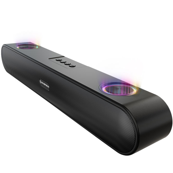 Nu Republic Party Box 16 Wireless Soundbar with X-Bass Technology ...