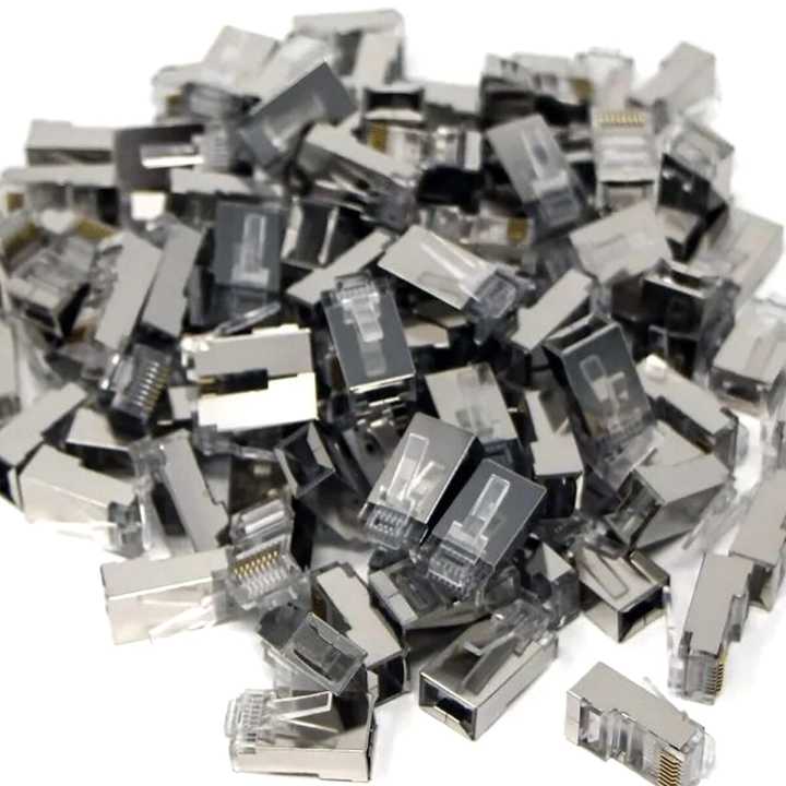 RJ45 Metal Connector- Pack of 25pc | Daraz.com.np