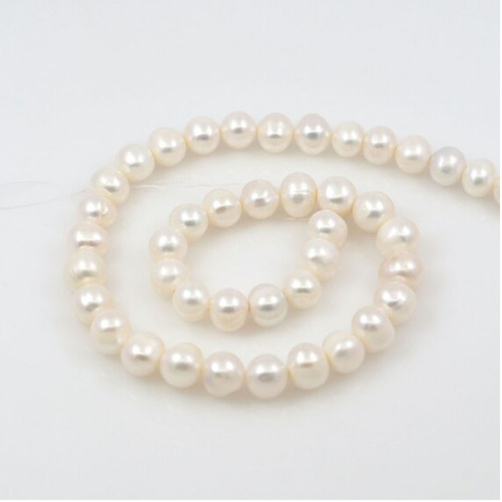 White Moti Mala For Diy Braclet And Craft | Daraz.com.np