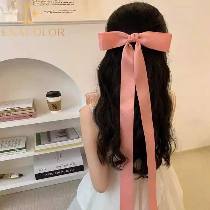 Enacolor New Summer Long Streamer Hair Band for Girl Ins Accessories 13 ...
