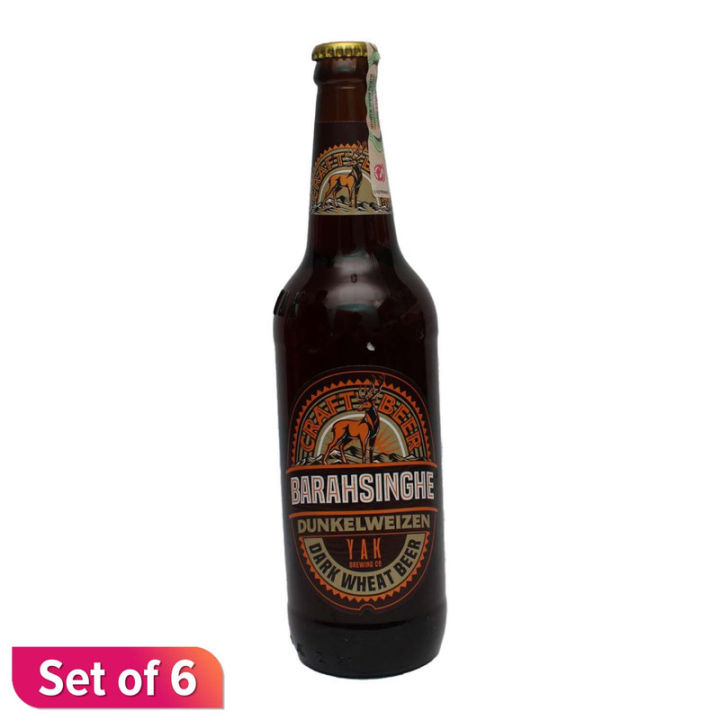 Barahsinghe Dunkelweizen Dark Wheat Beer 650ml Set of 6 | Daraz.com.np