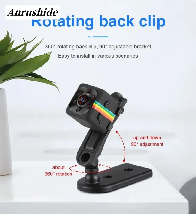 Anrushide Audio Camera DVR Camera HD SQ11 Mini Camera 1080P Wireless ...