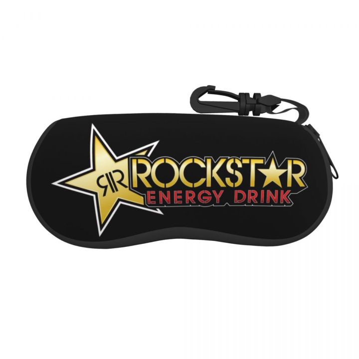 Rock Star Energy Drink Logo Shell Eyeglasses Case Women Men Fashion ...