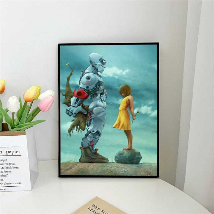 1pc Mon Ami Robot Dreams Poster Self-adhesive Art Waterproof Paper ...