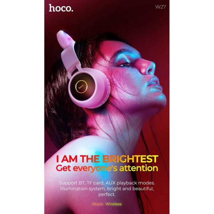 Hoco W27 Cat Ear Wireless Headphone | Daraz.com.np