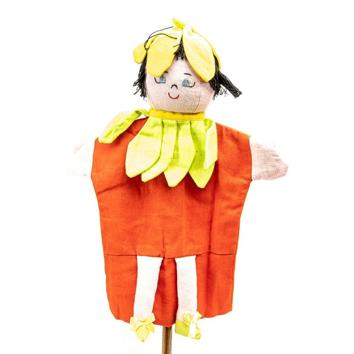 Multicolor Hand Puppet Flower Doll For Kids (Fair Trade Product ...