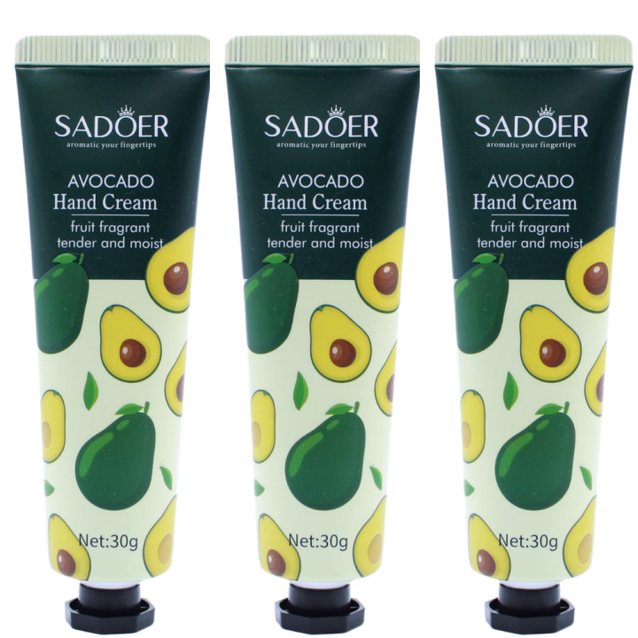 Sadoer Avocado Hand Cream For Dry Hand 30g Set Of 3 | Daraz.com.np