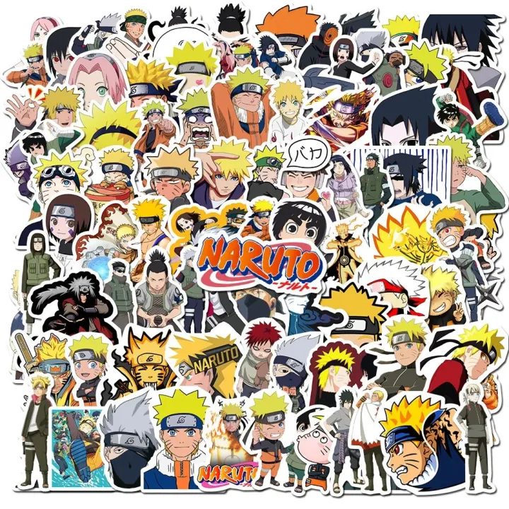 10/50/100pcs Japan Anime Naruto Sticker Pack Graffiti Suitcase Laptop ...