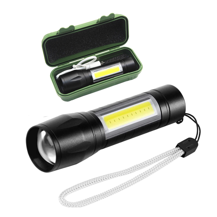 Mini Rechargeable LED Tactical Flashlight Powerful Torch Mini Pocket ...