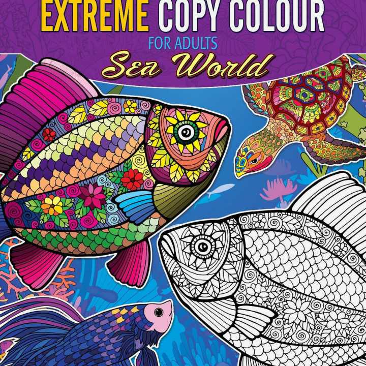 Dreamland Extreme Copy Colouring Book - Sea World | Daraz.com.np