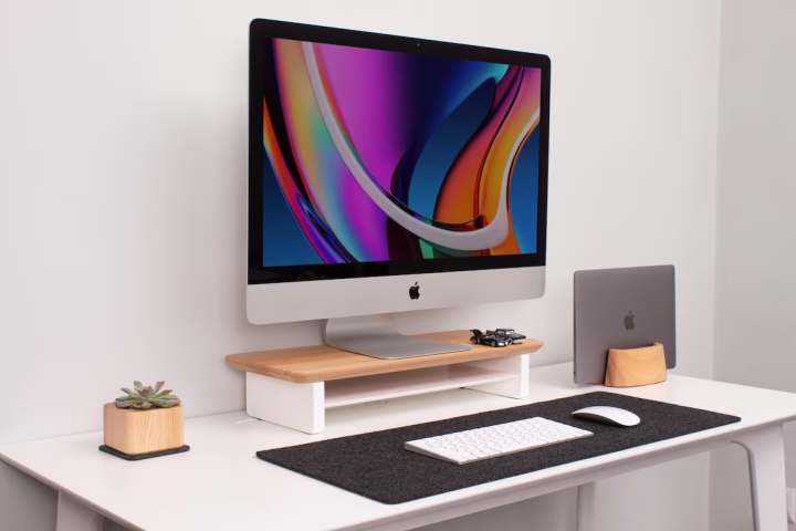 Miracles' Solid Wood Monitor Stand Made in Nepal. Ergonomic Wooden ...