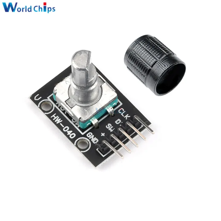 5pcs/lot HW-040 360 Degrees Rotary Encoder Module with 15×16.5 mm ...