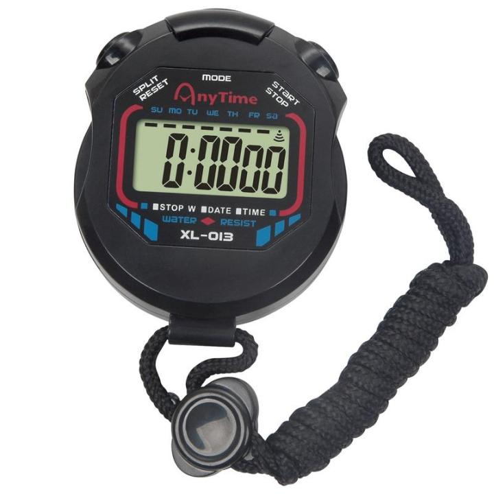 Digital Sports Stopwatch: Large Display, Multipurpose Timer with Date ...