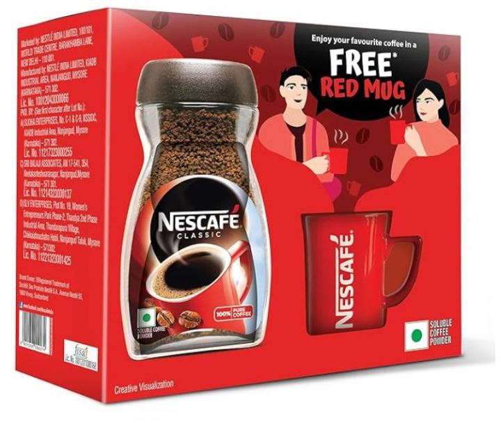 Nescafe Classic Coffee Free Red Mug 190 Gm | Daraz.com.np