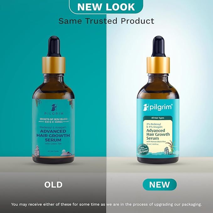 PILGRIM Redensyl 3% + Anagain 4% Hair Growth Serum | Anti Hair Fall ...