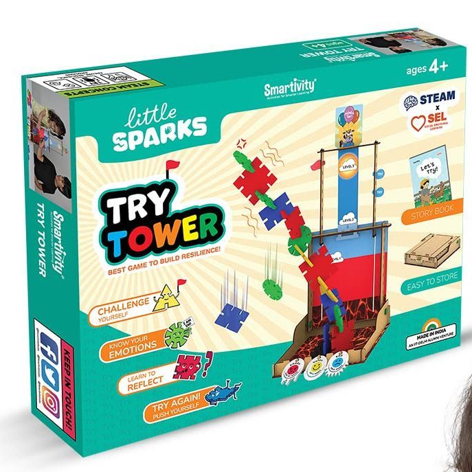 Smartivity Try Tower EQ Building Kit for Kids 4 to 8 Years | Best for ...