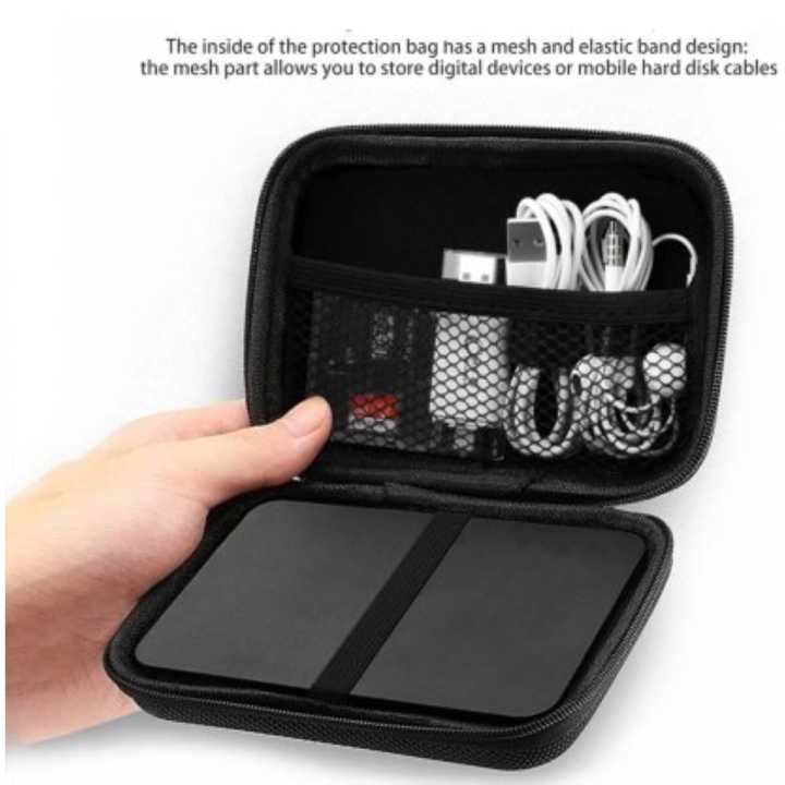 Portable Hard Disk Bag Case for External Hard Drive Disk | Daraz.com.np
