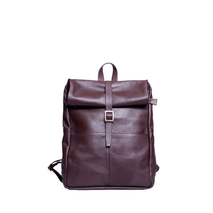 Rhino Leather Genuine Leather Backpack for Men | Daraz.com.np