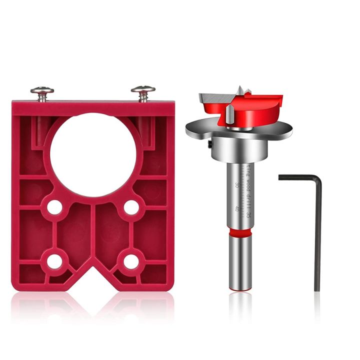 NCANRUI 35mm Hinge Jig Drill Guide Sets Door Hinge Drill Hole Cutter ...