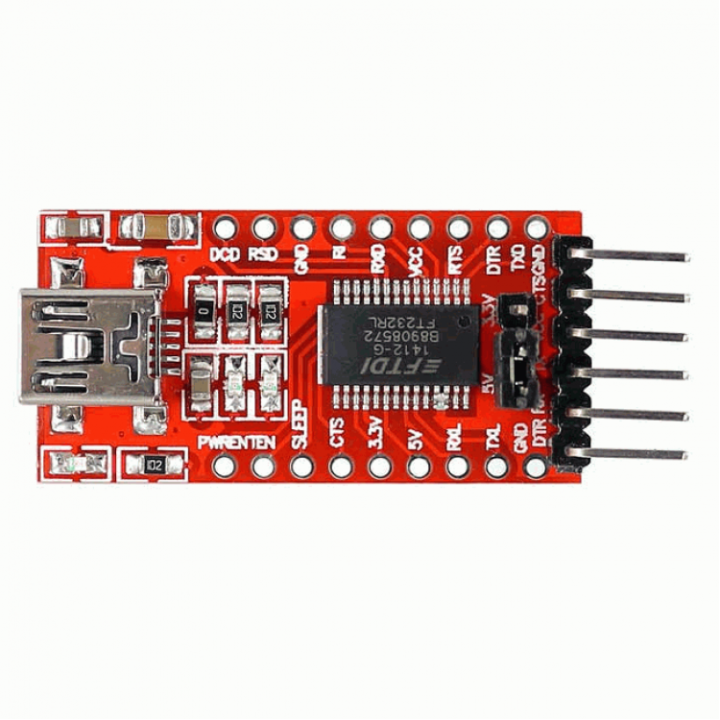 Mini port module for Arduino, converter, adapter, USB to TTL 232, FT232RL, FT232 ,FTDI ,3.3V, 5 ...