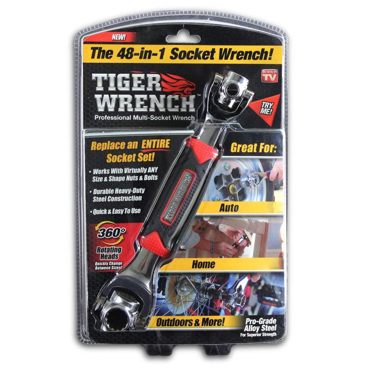 Tiger Wrench Multipurpose Bolt Wrench 360 Degree Rotation Adjustable ...