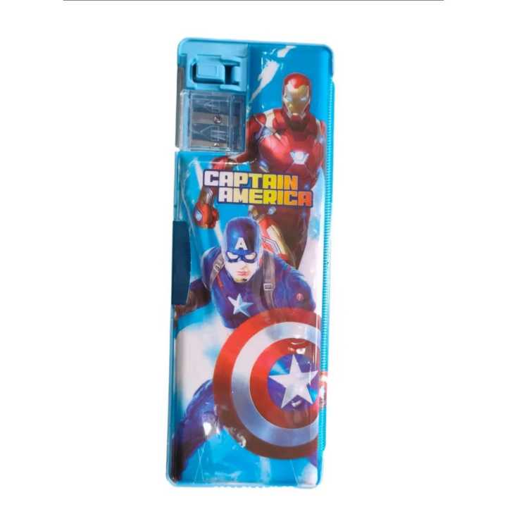 Captain America Pencil Pen Box Geometry Box For Kids | Daraz.com.np