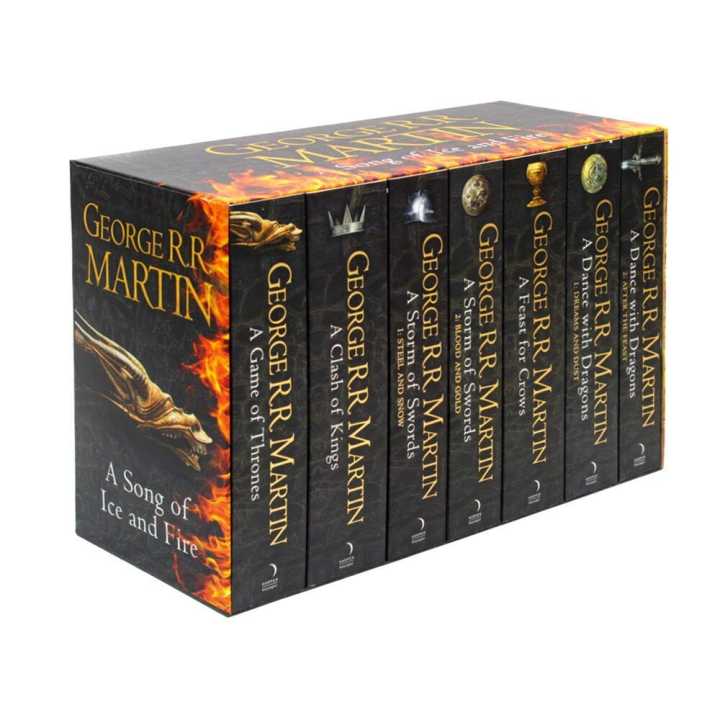 George R. R. Martin A Game of Thrones: The Story Continues 7 Books Box ...