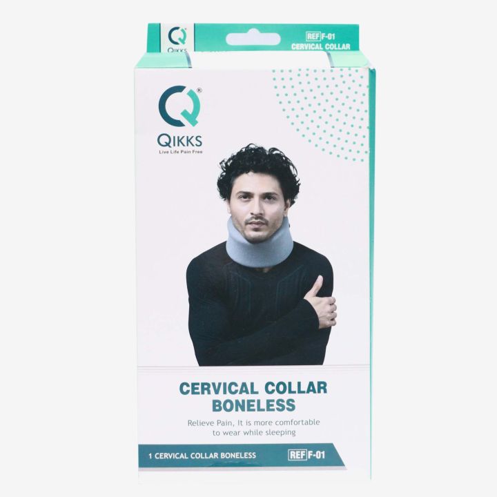 Qikks Cervical Collar Boneless Neck Band F-01 | Daraz.com.np