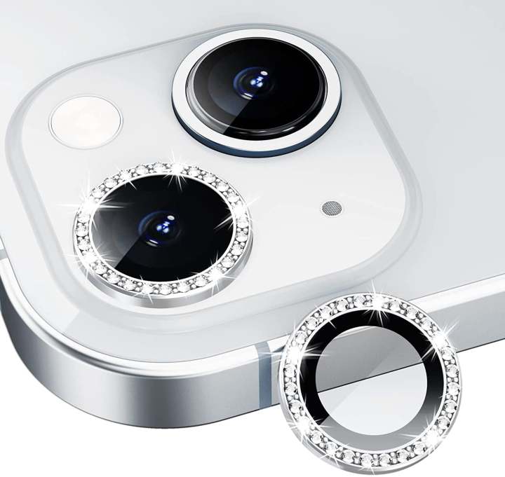 Iphone 13/Iphone 13 Mini Diamond Stone Camera Ring Glass | Daraz.com.np