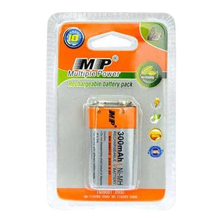 9 Volt Rechargeable battery MP 9v battery 300mAh | Daraz.com.np