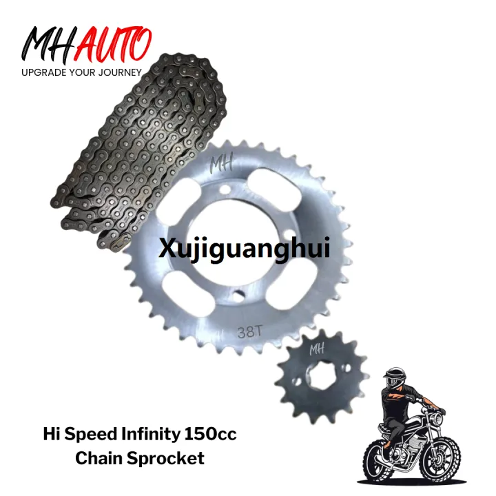Xujiguanghui MH Chain Spocket Kit -for hi speed infinity 150cc chain ...