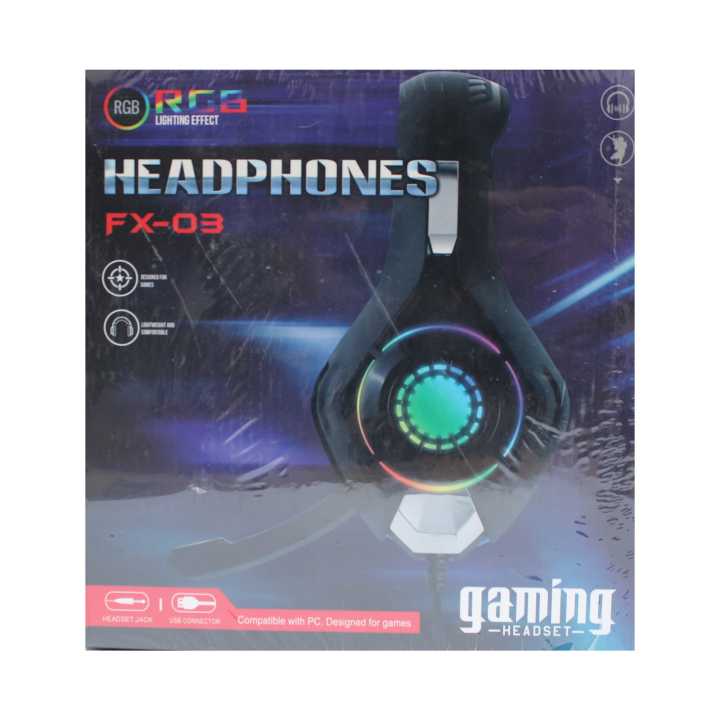 RGB Light Effect Headphone FX-03 | Daraz.com.np