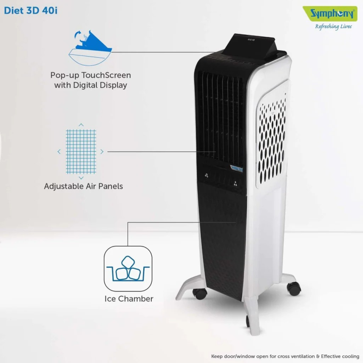 Symphony Diet 40I, Air cooler tower model with remote | Daraz.com.np